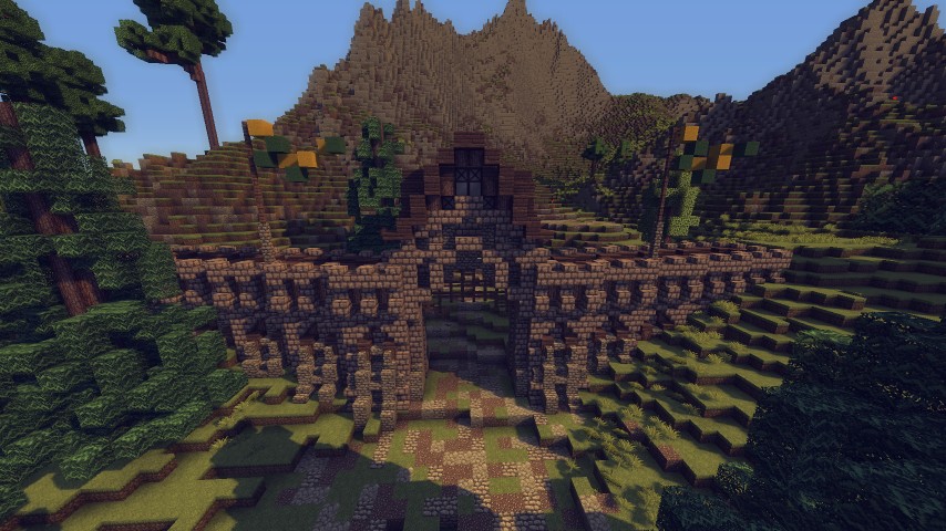 Medieval Gate/Wall Minecraft Map