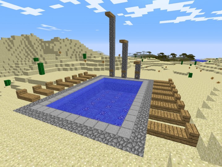 Swimming Pool Minecraft Map