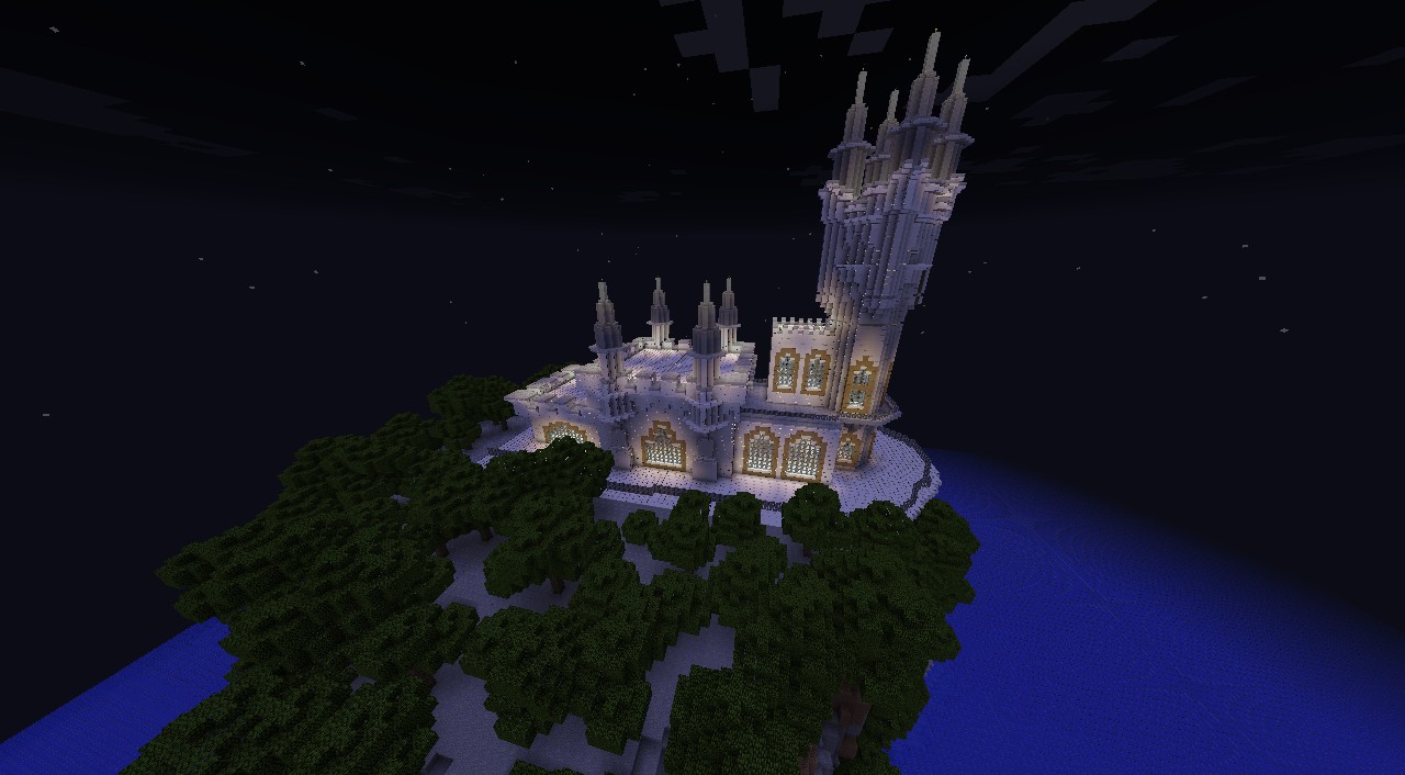 Castle on the island Minecraft Map