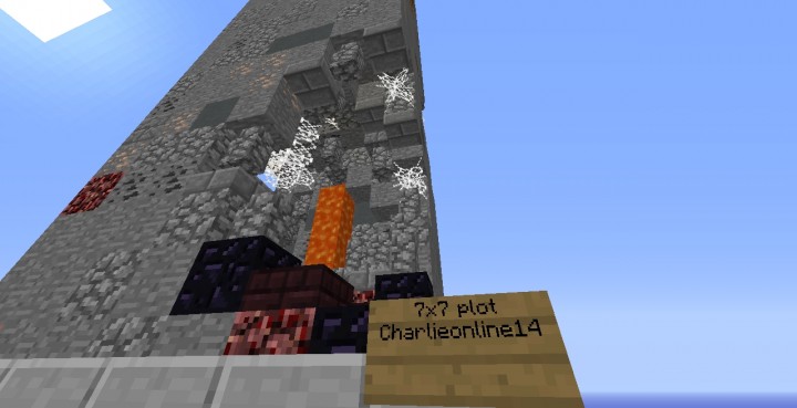 7 by 7 block plot Minecraft Map