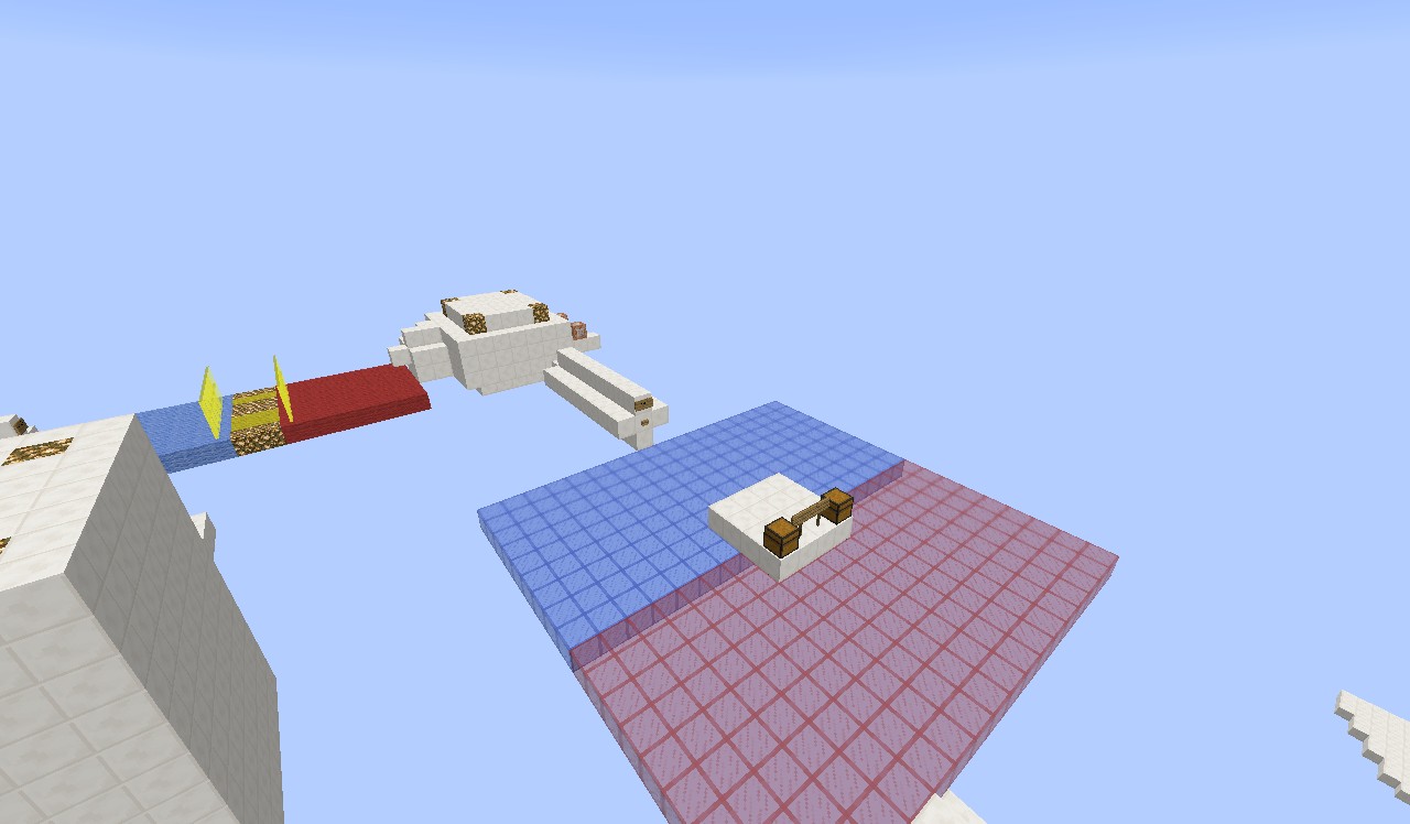 The space war Minecraft Map