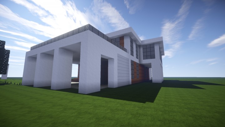 Modern Style House RECOMENDED TEXTURE PACK (Flow's HD) Minecraft Map