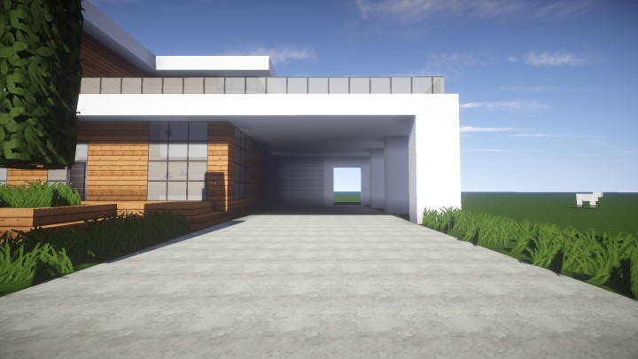 Modern Style House RECOMENDED TEXTURE PACK (Flow's HD) Minecraft Map