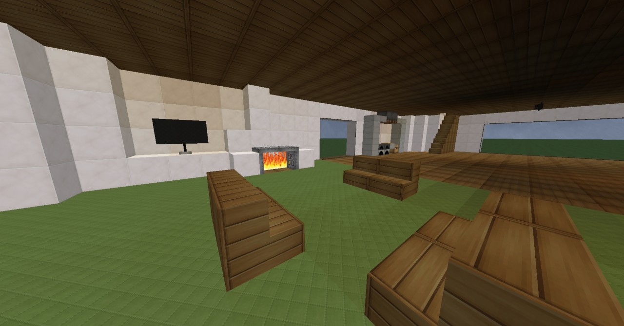 Modern house Minecraft Map