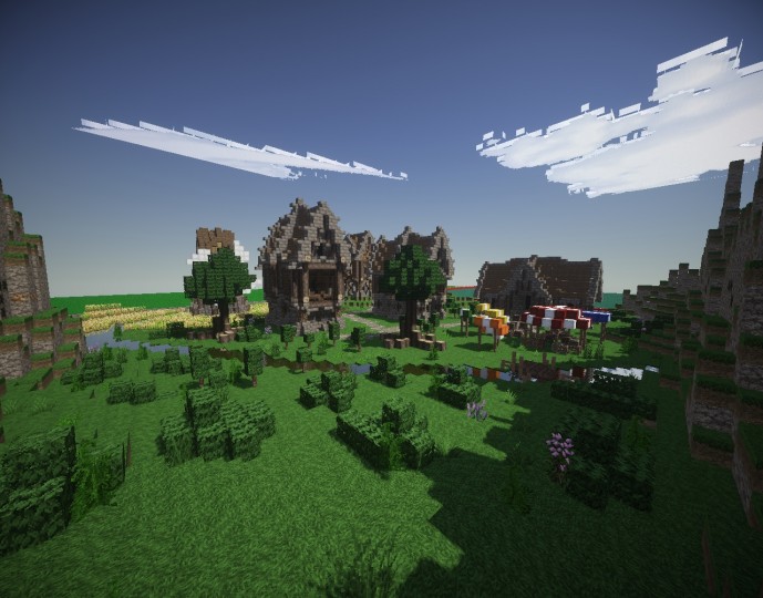 Ettan Village - Hypixel Novice Plot Minecraft Map