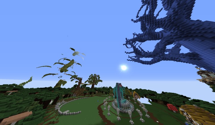 The Great Blue Tree Minecraft Map