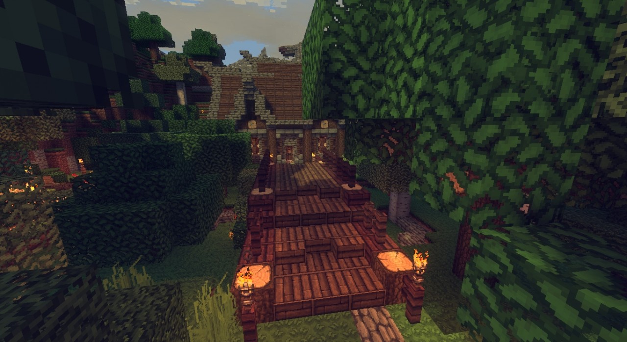 Medival Forest Lodge Minecraft Map