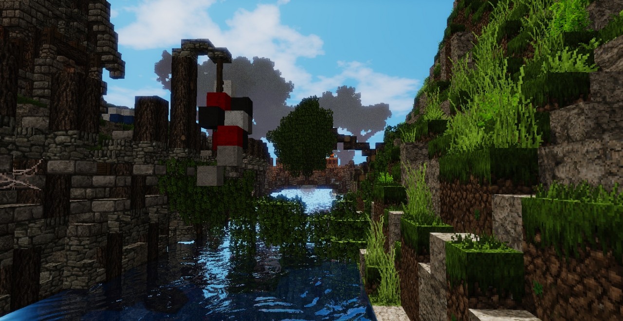 Sneak peak of the megabuild with download Minecraft Map