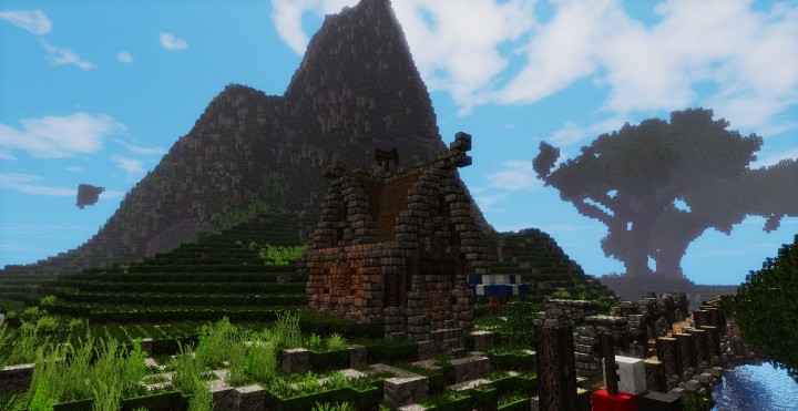 Sneak peak of the megabuild with download Minecraft Map