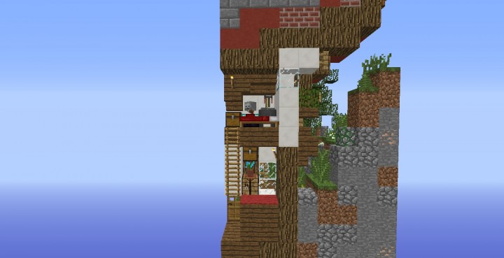 9x9 plot Villa house Minecraft Map