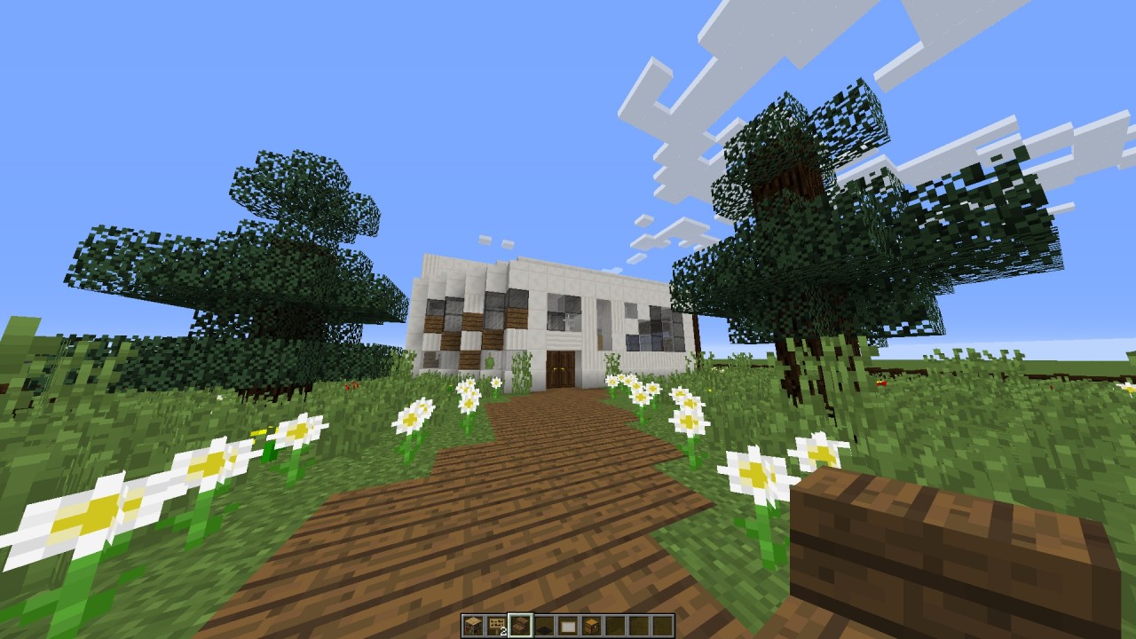 Modern/natural House Minecraft Map