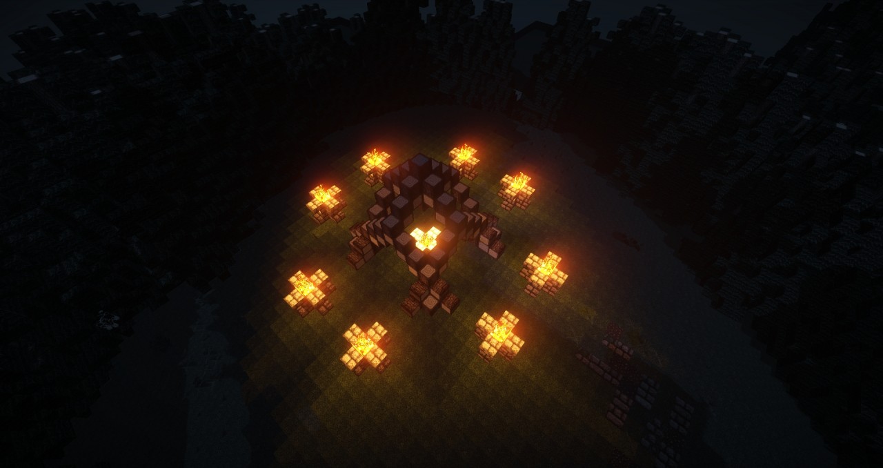 Clan Meeting Fire Minecraft Map