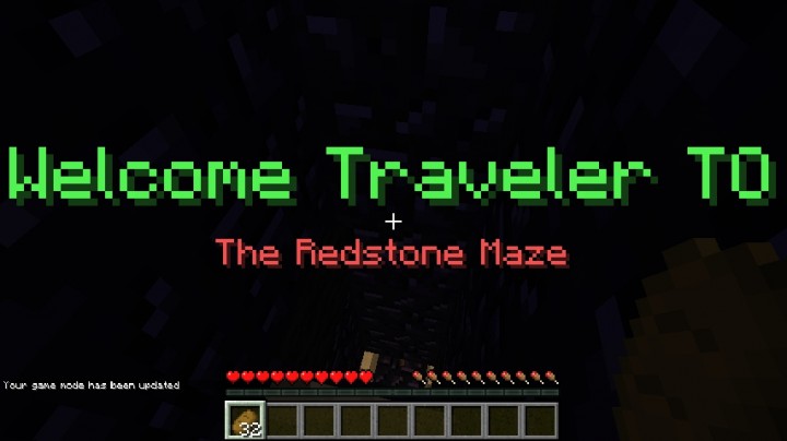 The Redstone Maze Minecraft Map