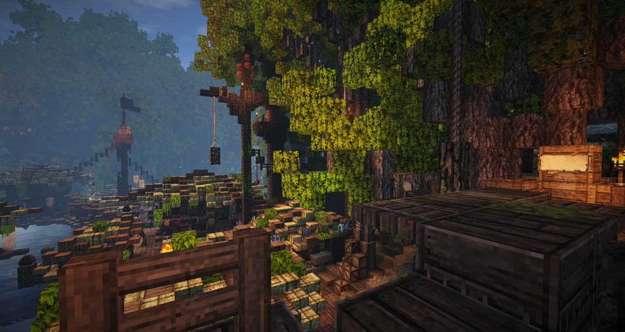 Project | Filibusters's Coast, a Pirate Bay Minecraft Map