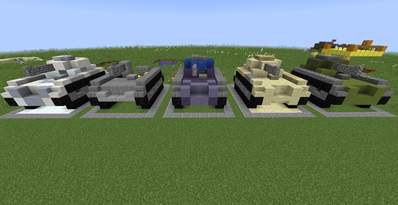 simple working Tank Minecraft Map