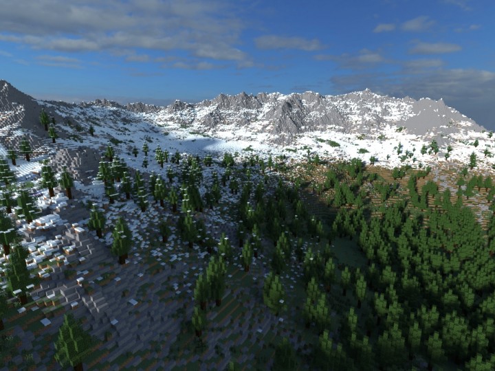 Rocky Mountains Minecraft Map