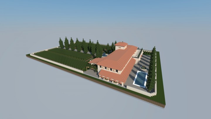 Italian/Tuscan house Minecraft Map