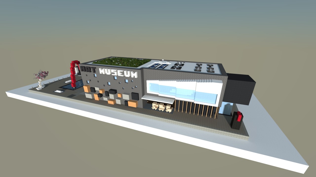 Modern art museum Minecraft Map