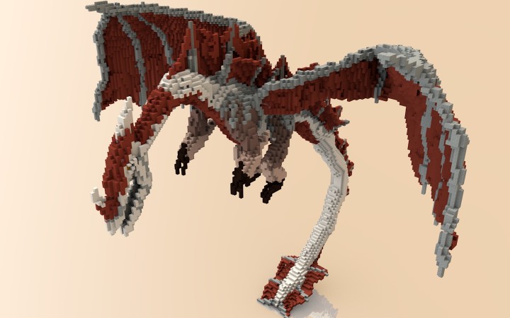 Re'Deus Dragon Organic Minecraft Map