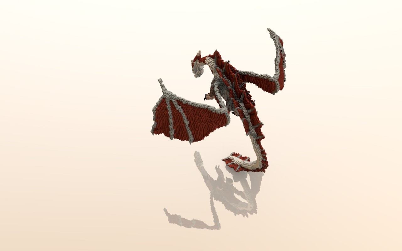 Re'Deus Dragon Organic Minecraft Map