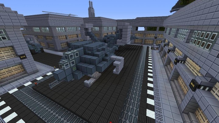 Aliens apc - dropship - cryopod mover Minecraft Map