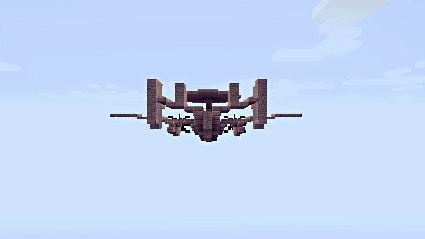 Northrop Grumman E-2 Hawkeye | 1:1 scale Minecraft Map
