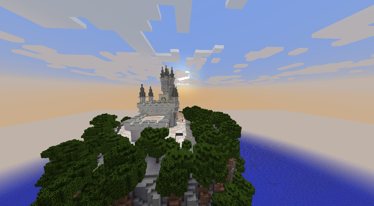 Castle on the island Minecraft Map