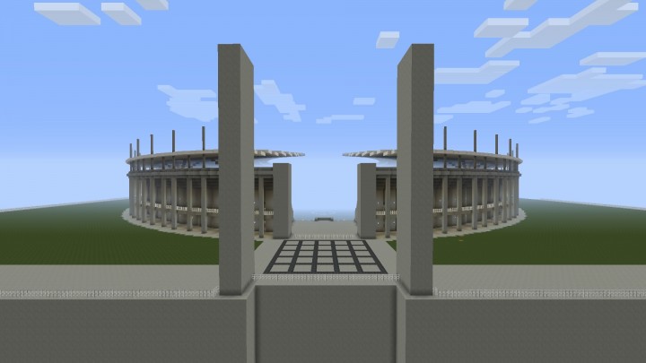 Minecraft Stadium - Megabuild - Olympiastadion (berlin olympic stadium) Minecraft Map