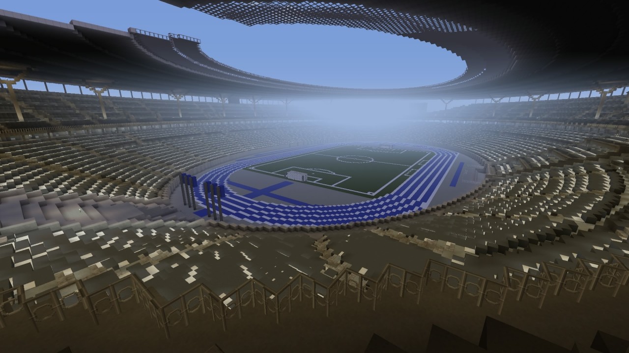 Minecraft Stadium - Megabuild - Olympiastadion (berlin olympic stadium) Minecraft Map