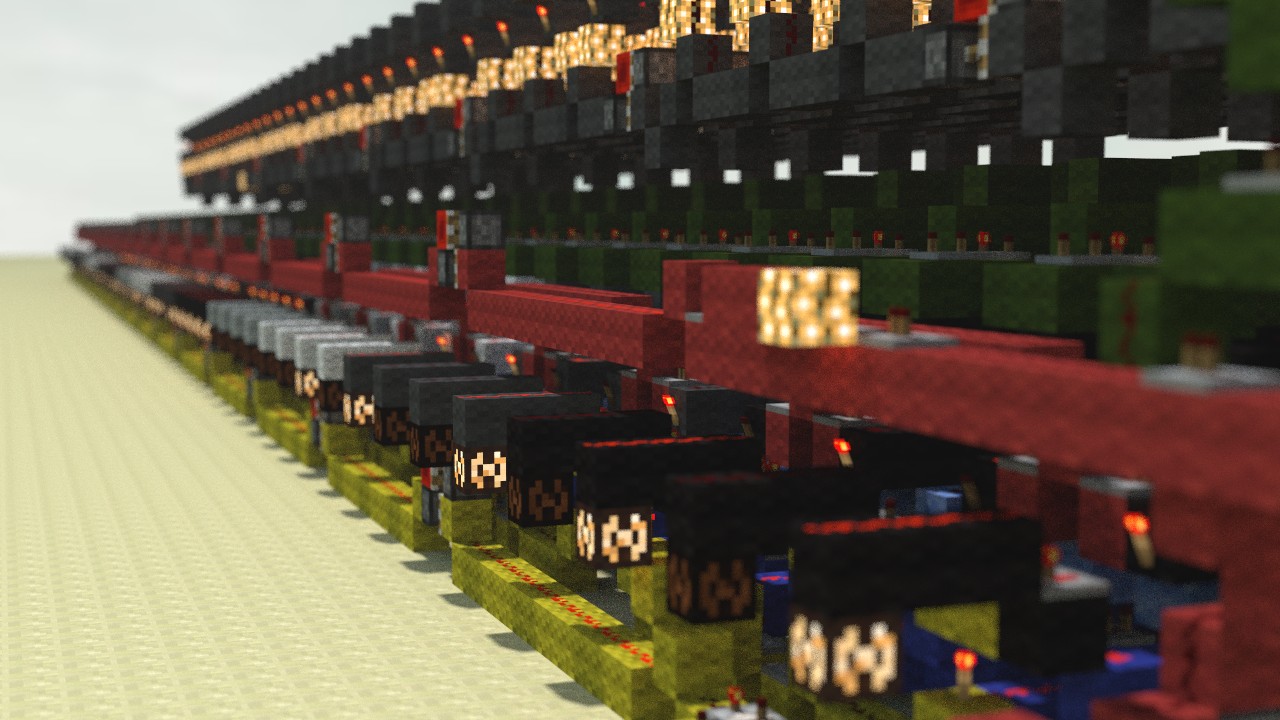 MK's Binary Multiplier V2 [34/68 bit] [296x34x19] Minecraft Map