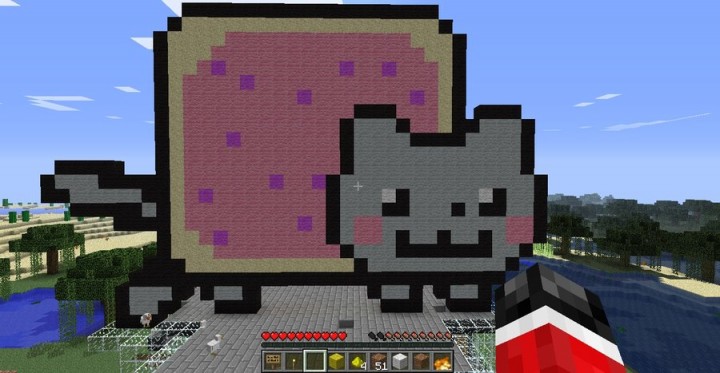 Nyan Cat Theme Note Block Minecraft Project
