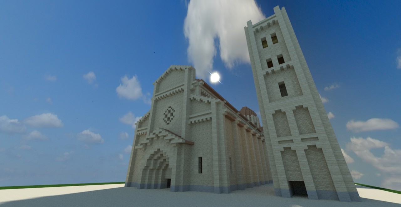 Italian romanesque cathedral Minecraft Map
