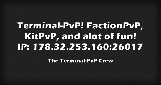 Terminal-PvP Minecraft Server
