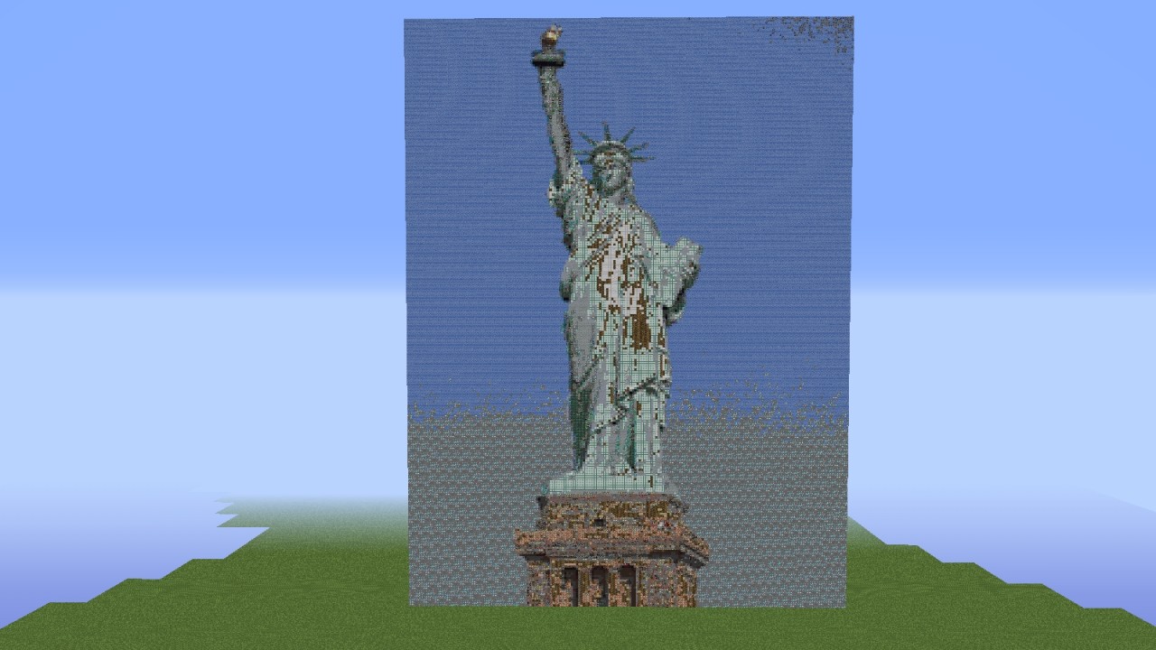 Lutronic's Pixel Art Mod [convert picture into minecraft structures ...