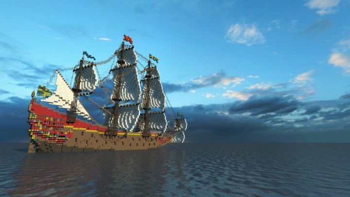 *Vasa* Full interior build - World DL Minecraft Map