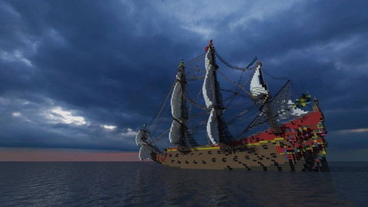 *Vasa* Full interior build - World DL Minecraft Map