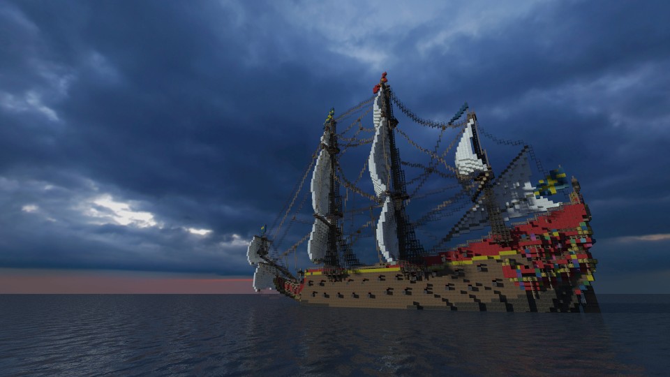 *Vasa* Full interior build - World DL Minecraft Map