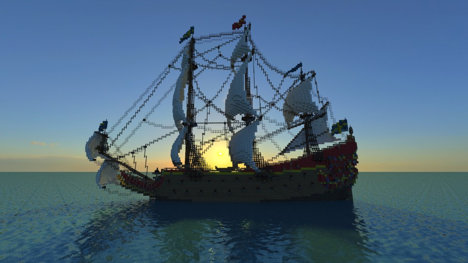 *Vasa* Full interior build - World DL Minecraft Map