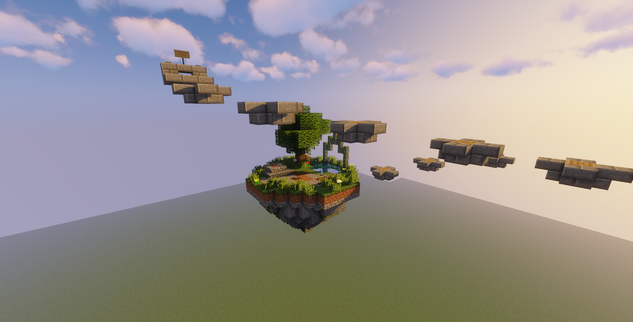 Floating Island - Waiting Lobby Minecraft Map