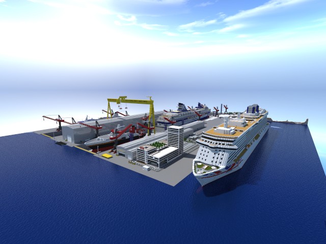 STX-Minecraft Shipyard Minecraft Map