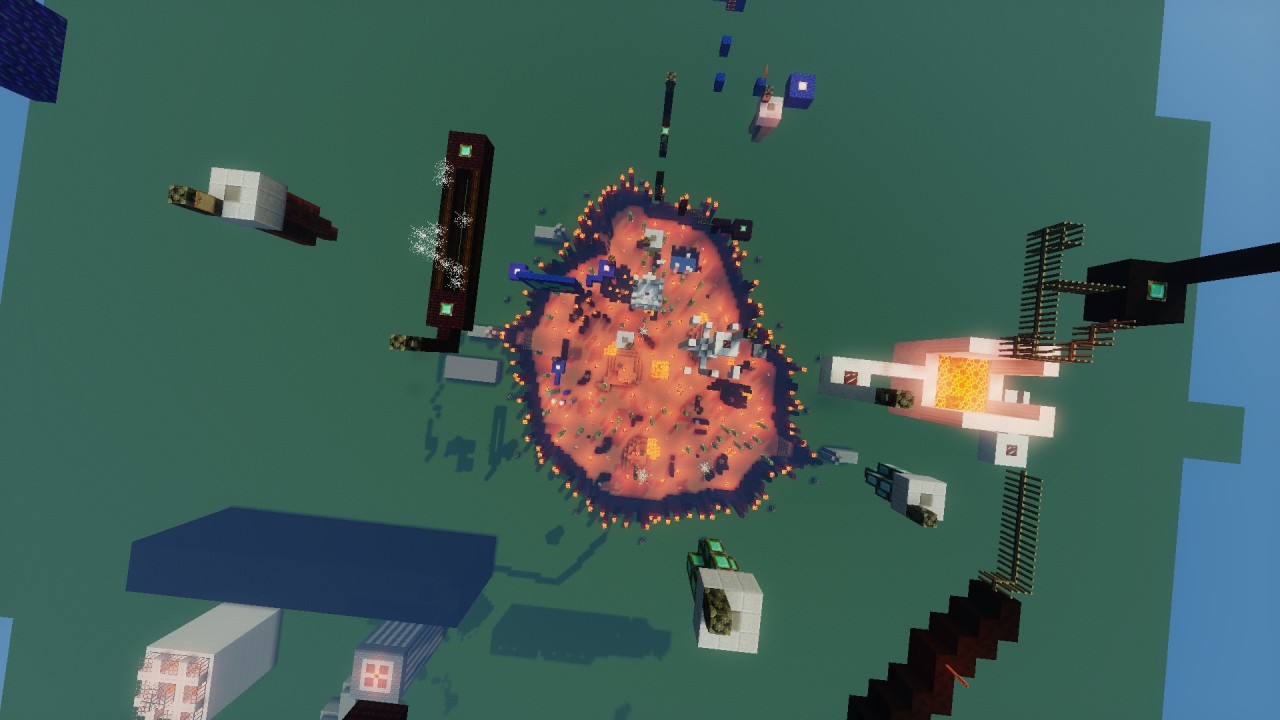 Multi-Track PvP Madness Parkour Map Minecraft Map