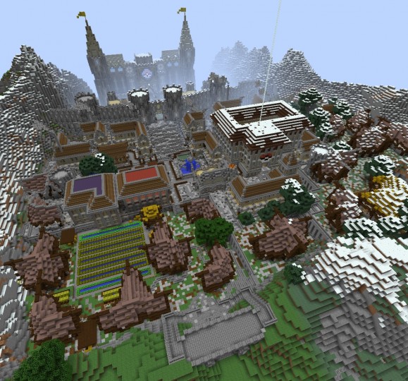 Pixelmon Genesis rock city Minecraft Map