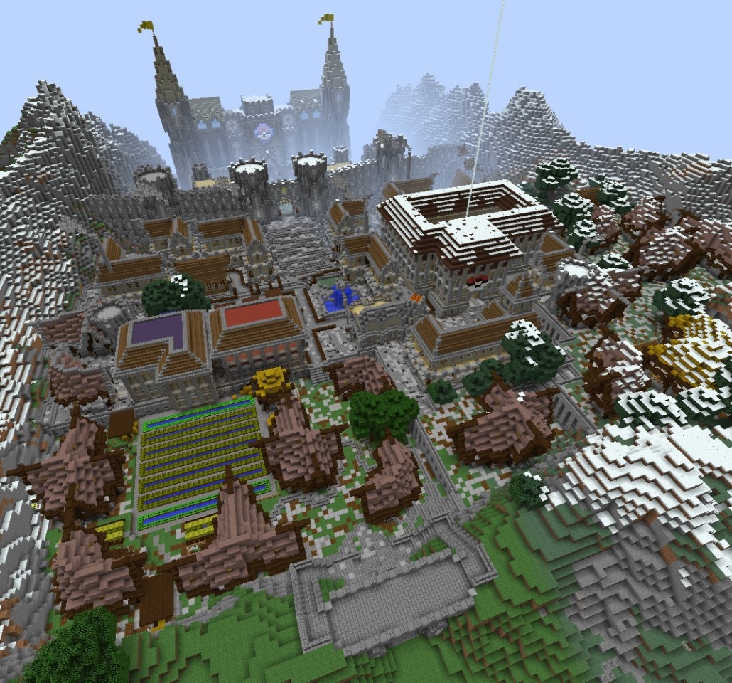 Pixelmon Genesis rock city Minecraft Map