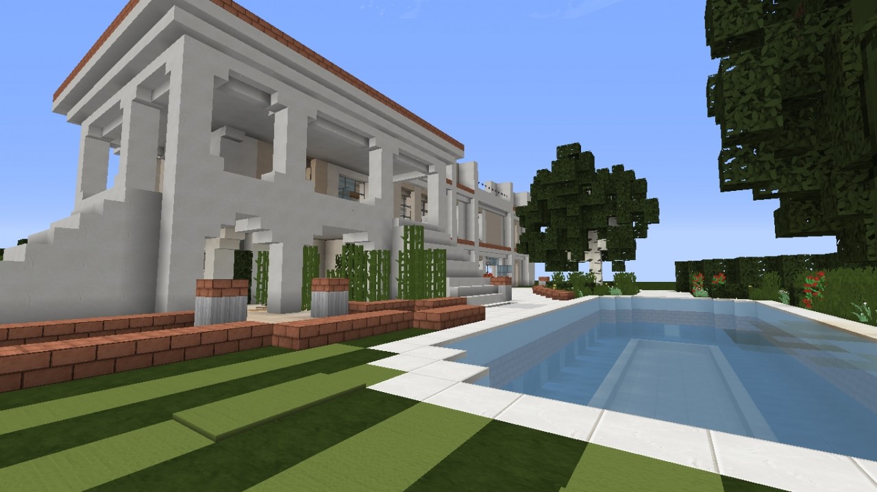 Mediterranean Mansion Minecraft Map