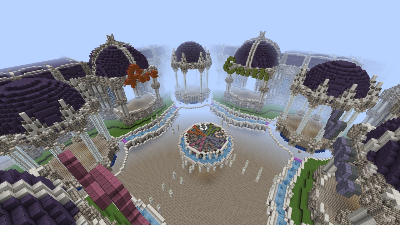 7 Portal Hub Spawn | WIP Minecraft Map
