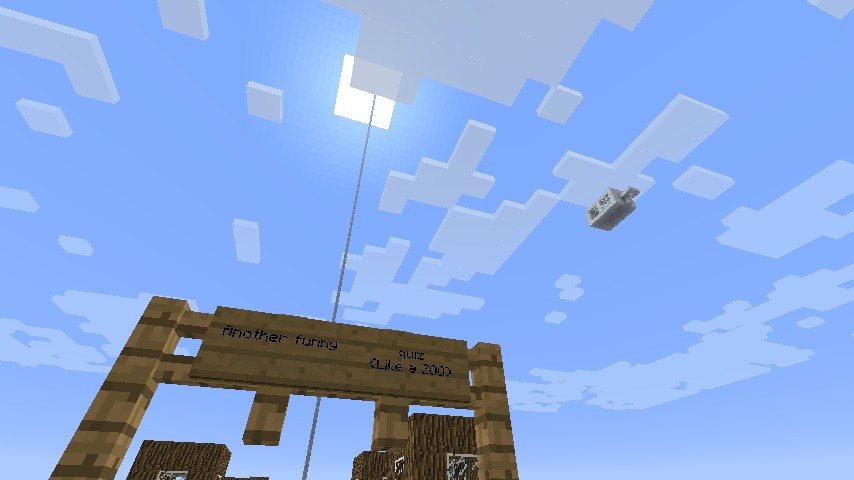 Another funny quiz Minecraft Map