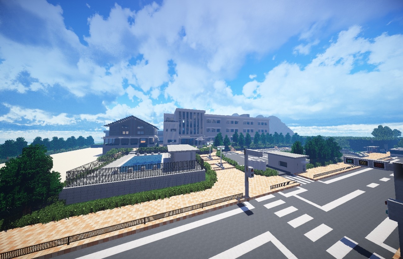 A Japanese High school Minecraft Map