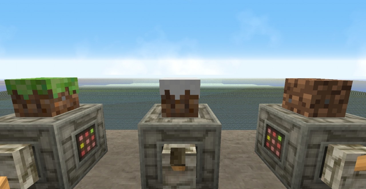 Player Heads - Dirt-Like Blocks (3D Too!) Minecraft Map