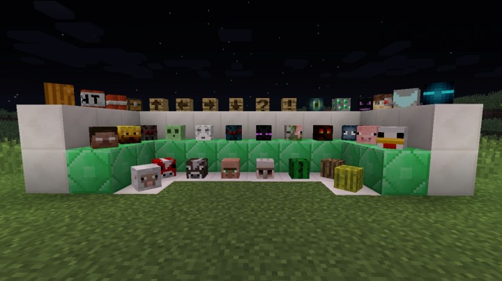 How To Get Cool Heads In Minecraft!!!