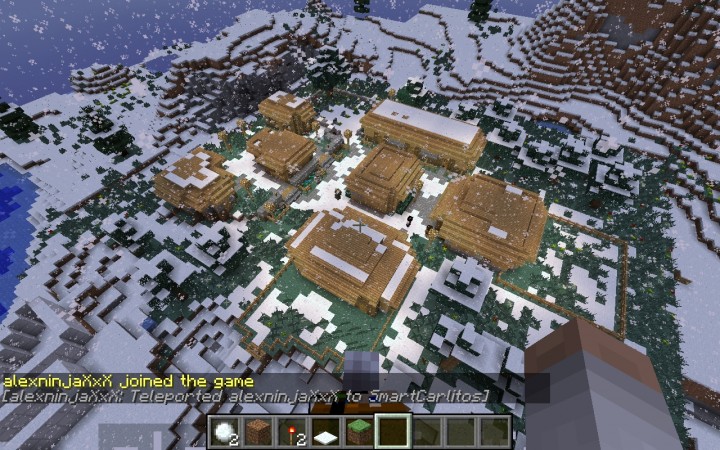 Lab and village Minecraft Map